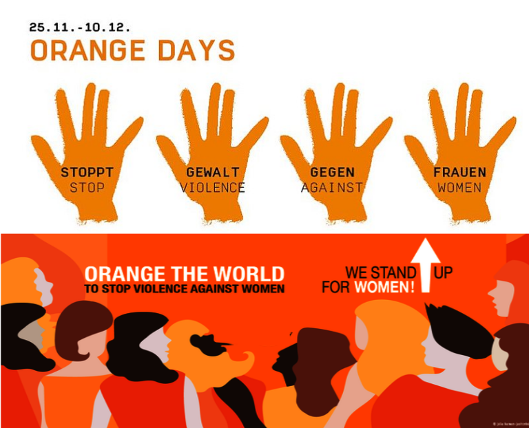 Orange Days: Internationale Kampagne zur Beseitigung von Gewalt gegen Frauen